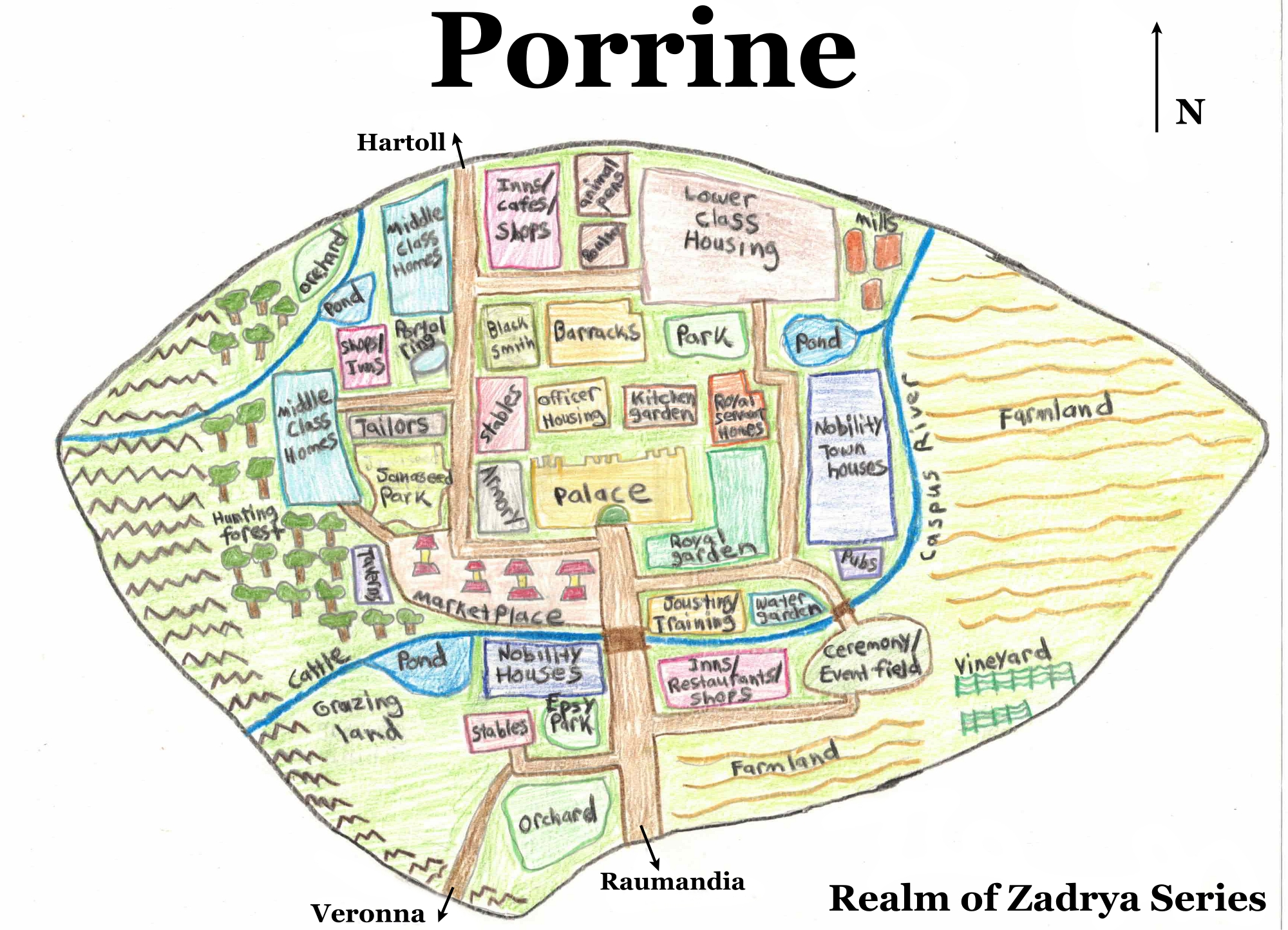 Realm of Zadrya Maps | Susan Illene